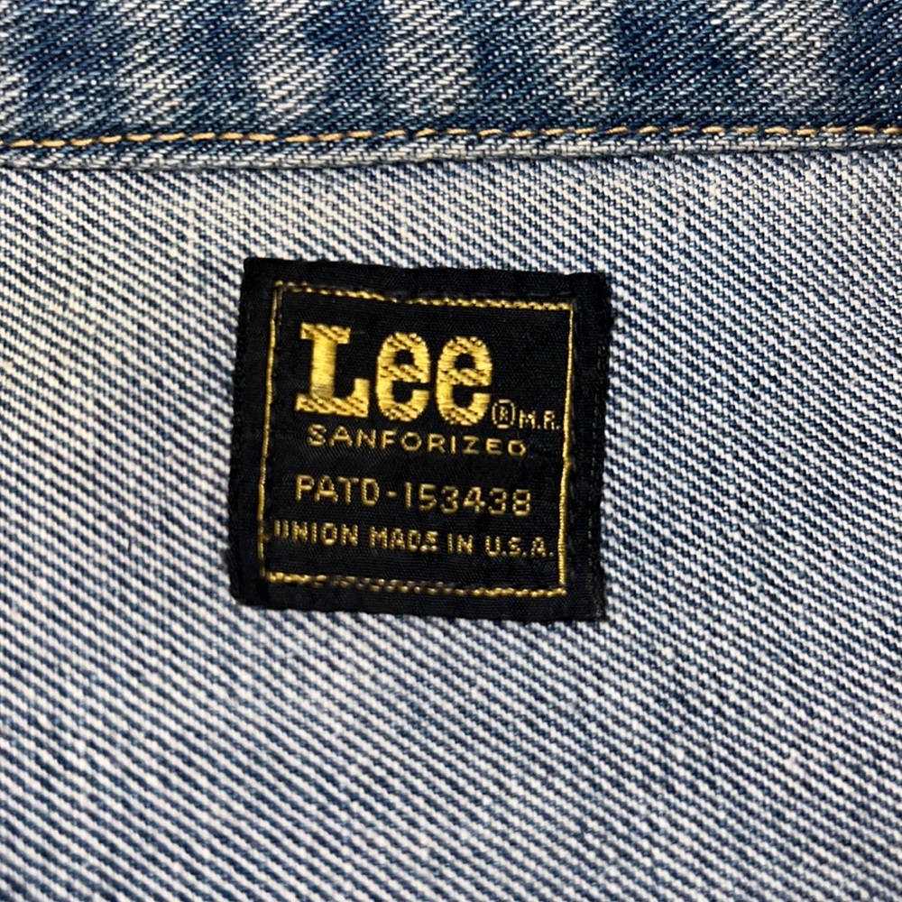 Vintage 1960s - 1970s Lee Denim Jacket Union Made In … - Gem